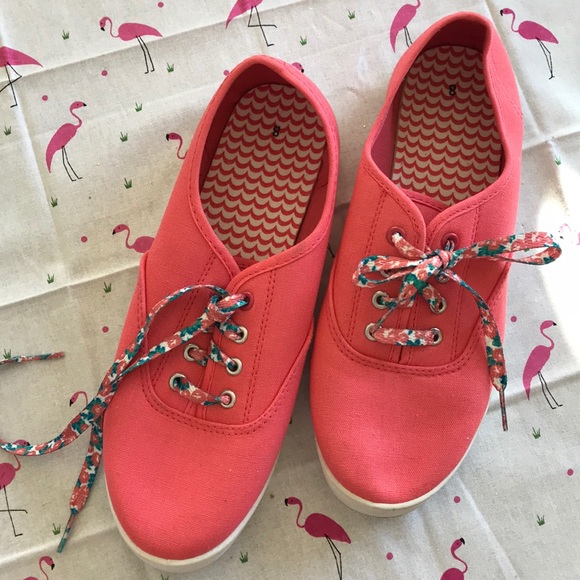 Shoes | Cute Pink Van Look A Like Sneakers | Poshmark